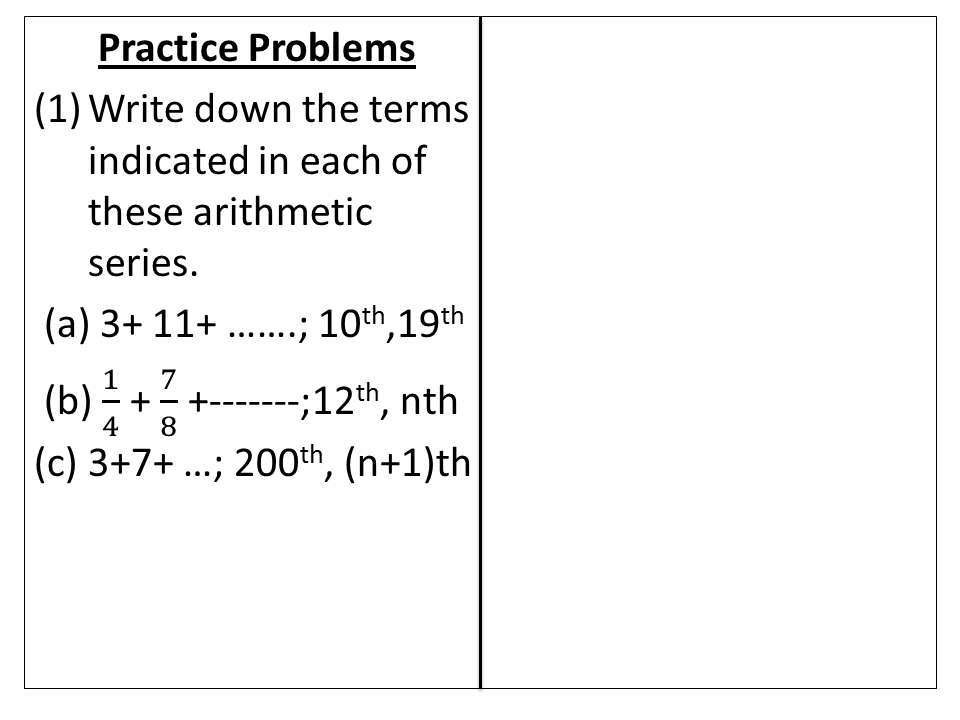 Math11: CHAPTER - 3: SEQUENCES