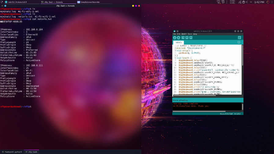 Flashsploit - Exploitation Framework For ATtiny85 Based HID Attacks