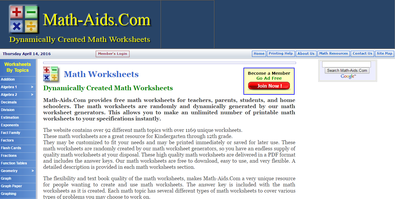 In the mind of a Math teacher