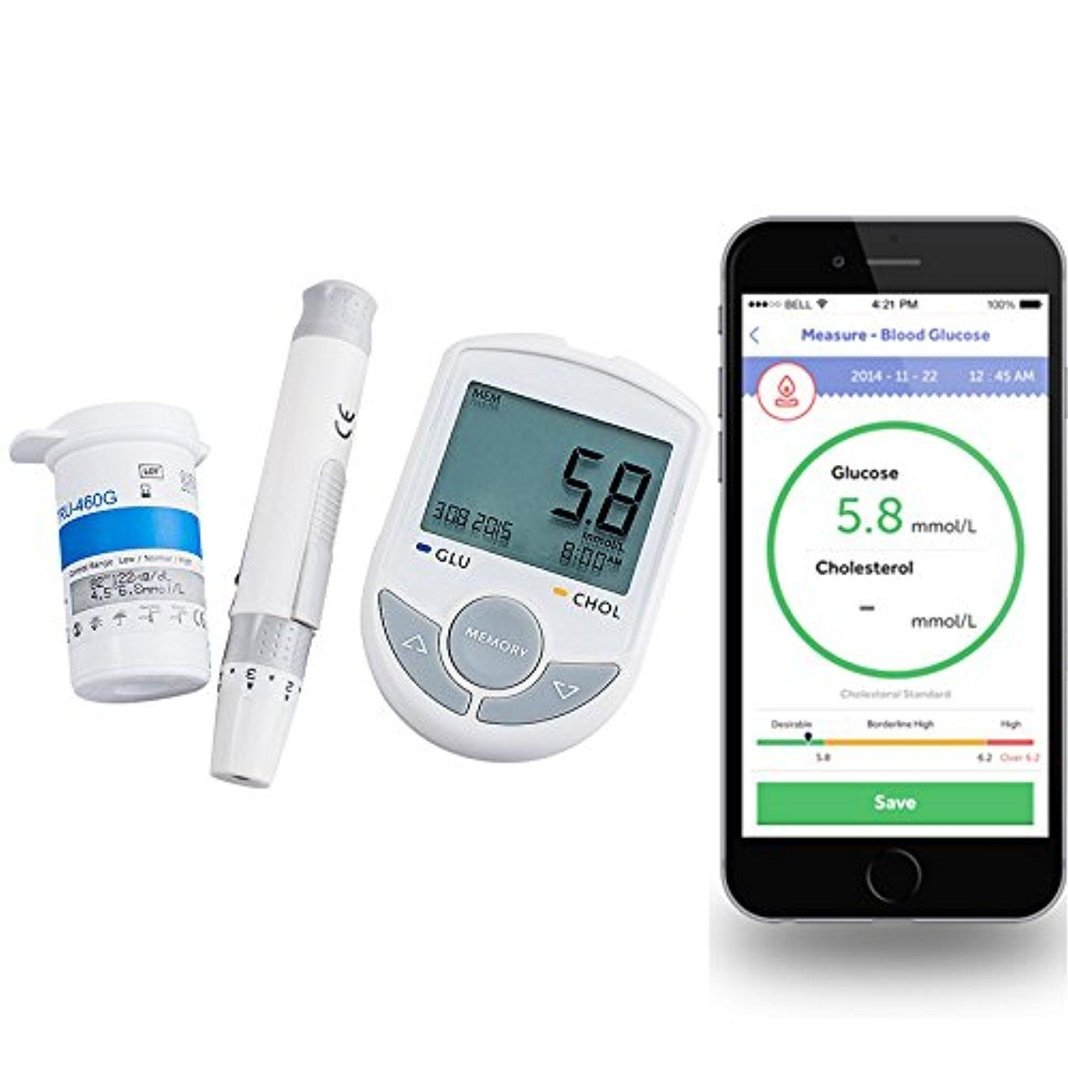 Mayores pero conectados: Control de la dieta y glucómetros