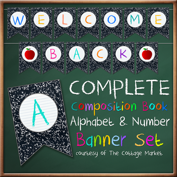 Free Printable Autumn Banner Set with Extras | The Cottage Market