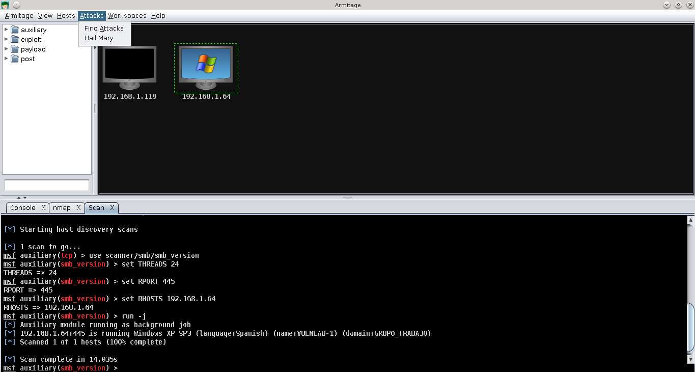 Cómo usar Metasploit en Armitage desde 0 a modo colaborativo ~ C43S4RS
