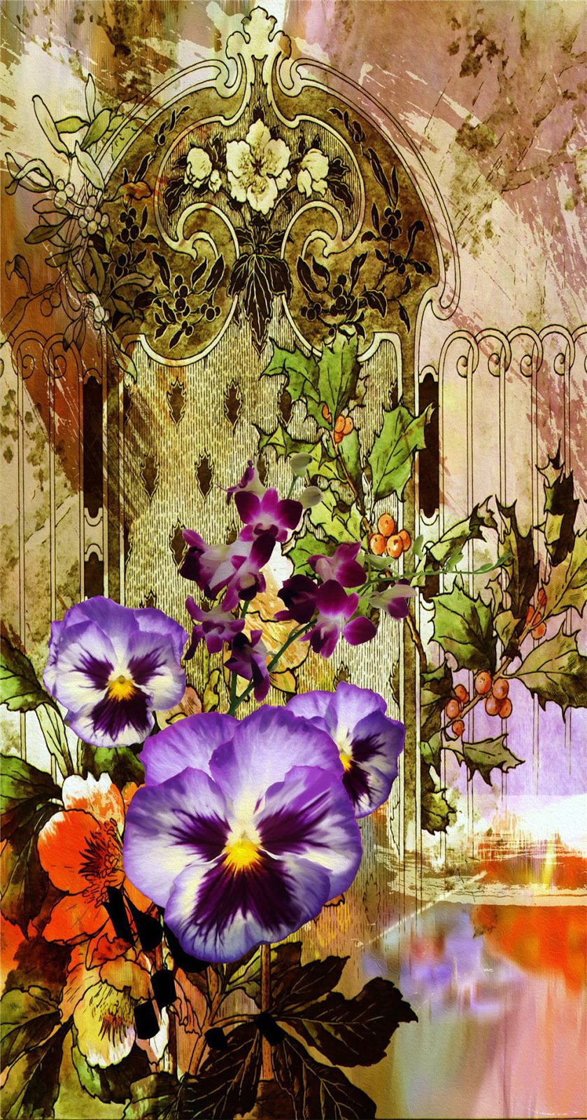 PAINTING_Flower Design_Digital Print_2 | Joy Design Studio