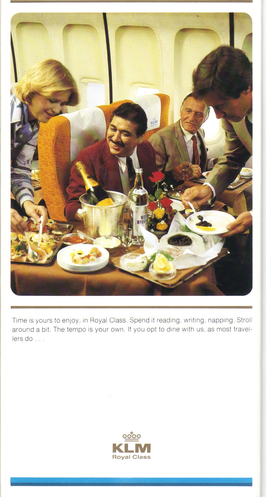 Airlines Past & Present: KLM Royal Dutch Airlines Royal Class/First ...