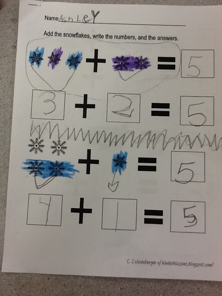 Christina's Kinder Blossoms: Winter Snow Unit
