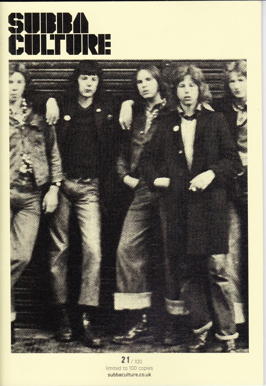 Monkey Picks: SUBBACULTURE ZINE - ISSUE 1