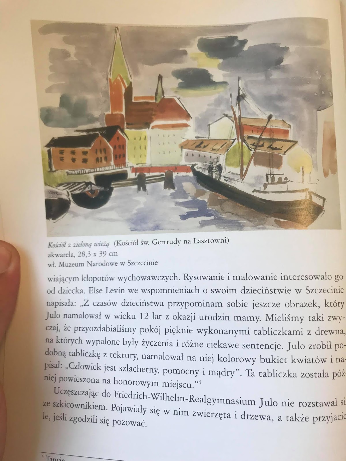 Przemek Głowa: Julo Levin biogramy malarz ze Szczecina .Ekspresje portowe