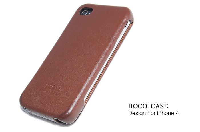 DesignFlicks: HOCO : LEATHER CASE FOR IPHONE 4