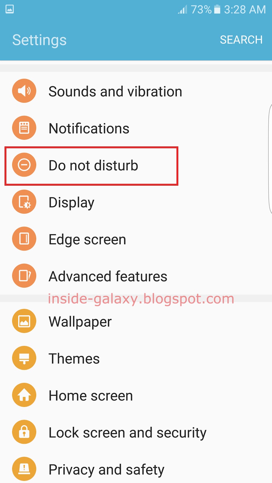 Inside Galaxy Samsung Galaxy S7 Edge How To Use Do Not Disturb Mode In Android 6 0 1 Marshmallow inside-galaxy-samsung-galaxy-s7-edge-how-to-use-do-not-disturb-mode-in-android-6-0-1-marshmallow