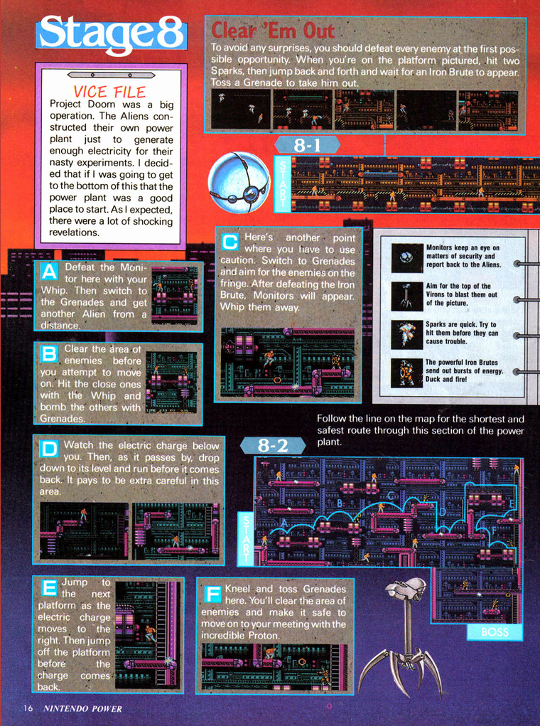 8-Bit City: Vice: Project Doom Review and Nintendo Power Scans