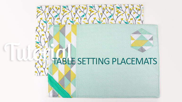 The Inspired Wren: TUTORIAL: Table Setting Placemat
