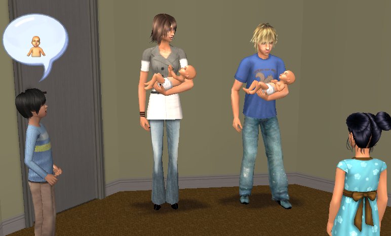 Mimi's Blog: Sims 2 100 Baby Challenge Babies 1-15