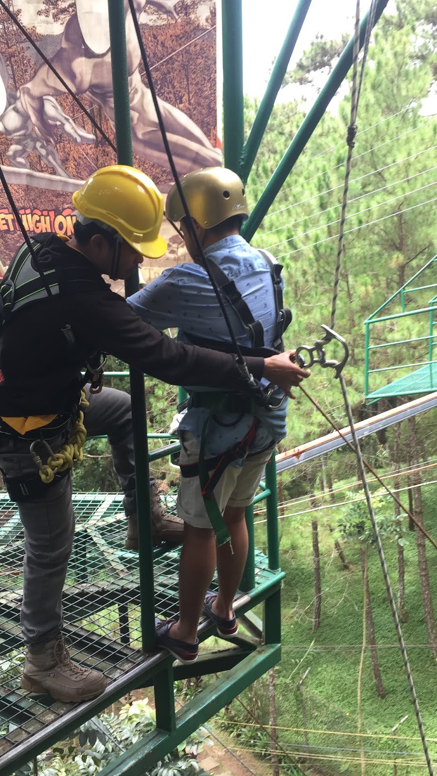 Look: Doing the 60 Foot Tree Drop at Tree Top Adventure Baguio and More ...