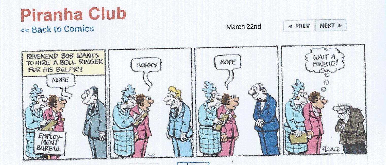 Chicken Fat: SUNDAY FUNNIES!! PIRANHA CLUB!