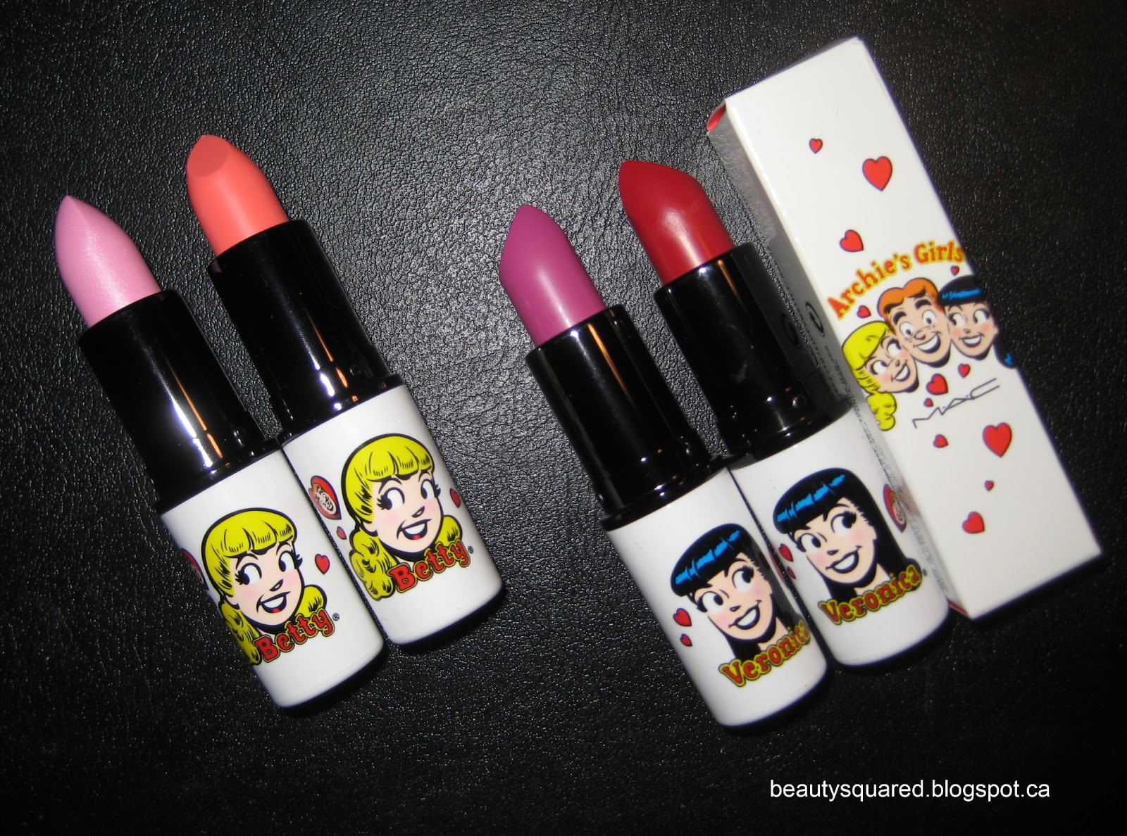 beauty squared: MAC Archie's Girls Lipstick Review, Swatches and Photos