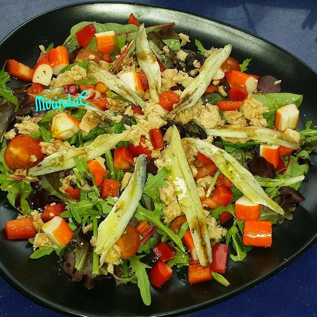 Mirinda y sus recetas: Ensalada con boquerones