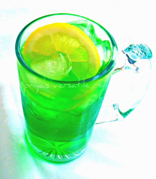 Priya's Versatile Recipes: Green Lemon Cooler