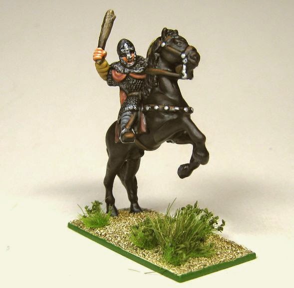 Mounted Norman warlord and customized measuring stick for Saga | Lead ...