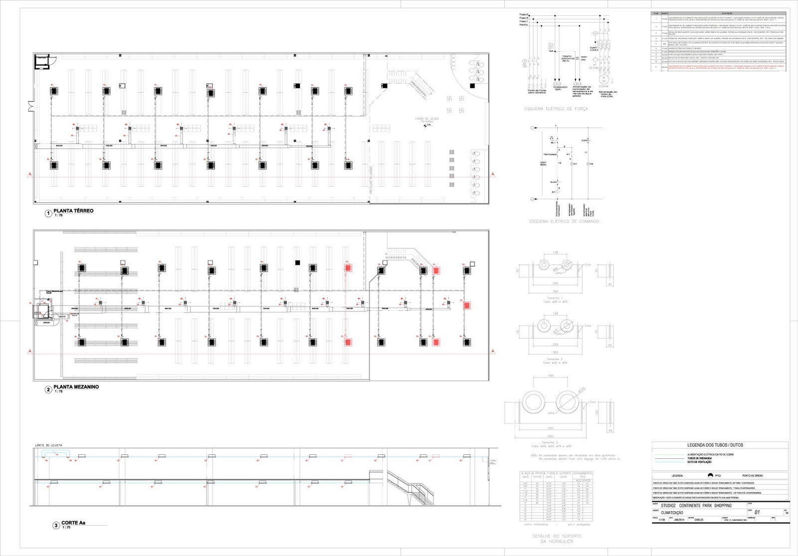 gabriel ripoll - PORTFOLIO: - Desenho de projeto de Climatização de uma ...