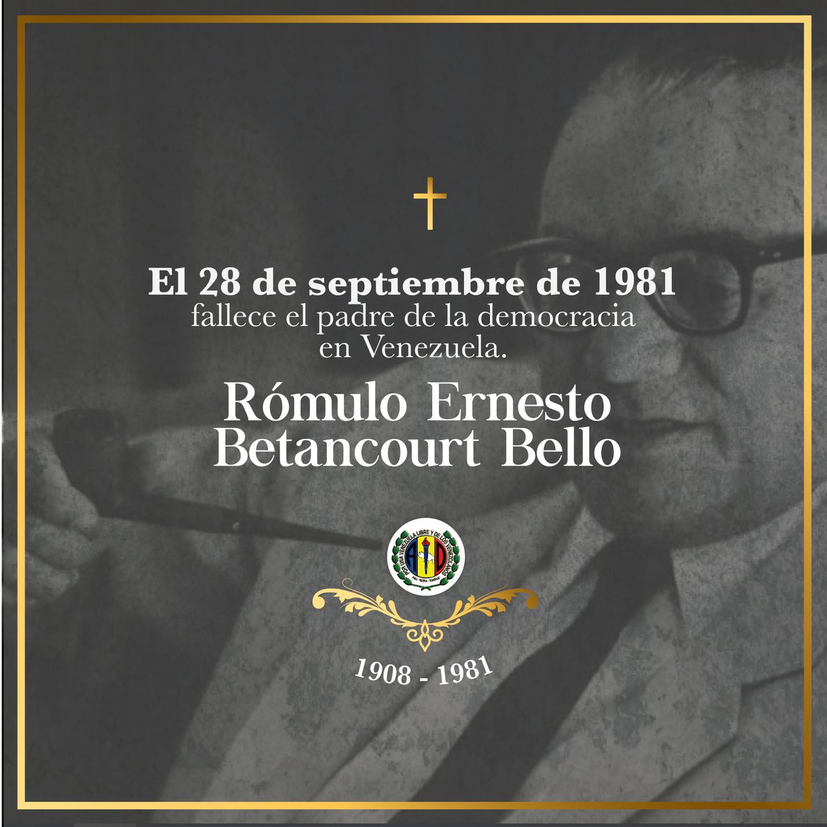 ProfyTecADMérida: 28 de septiembre: Hace 35 años Muere Rómulo Ernesto ...
