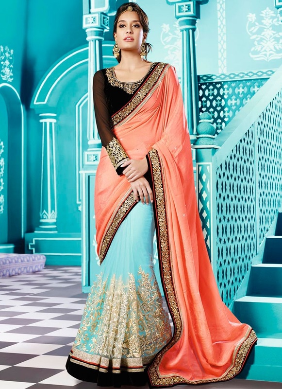Beautiful simple saree designs - Sari Info