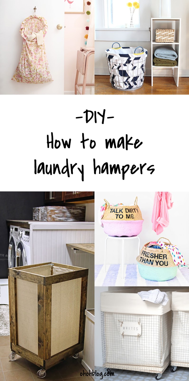 DIY to try # Laundry hamper - Ohoh deco