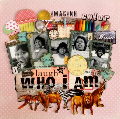 A Scrapping We Will Go: Who I Am - A Mood Board Layout