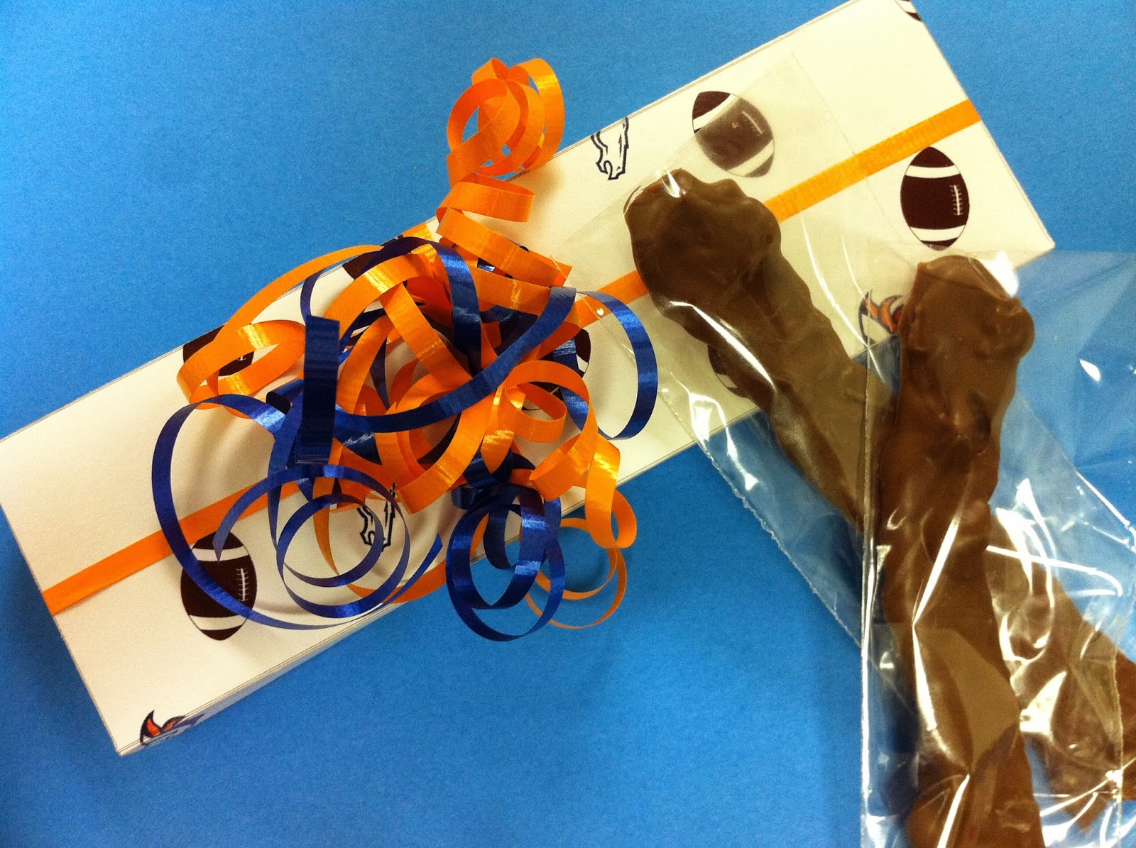 Chocolate Covered Bacon Denver Bronco Gift Box