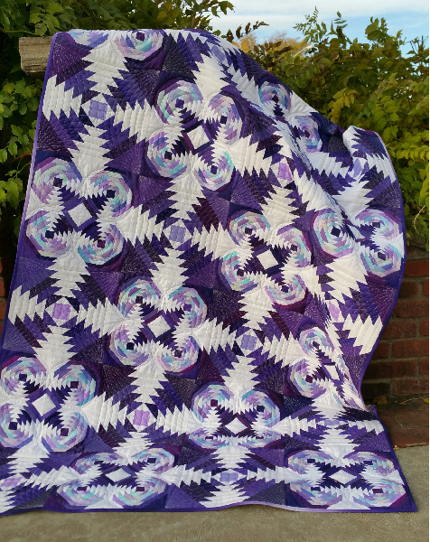 pineapple quilt with elegant pineapple - Pattern PDF