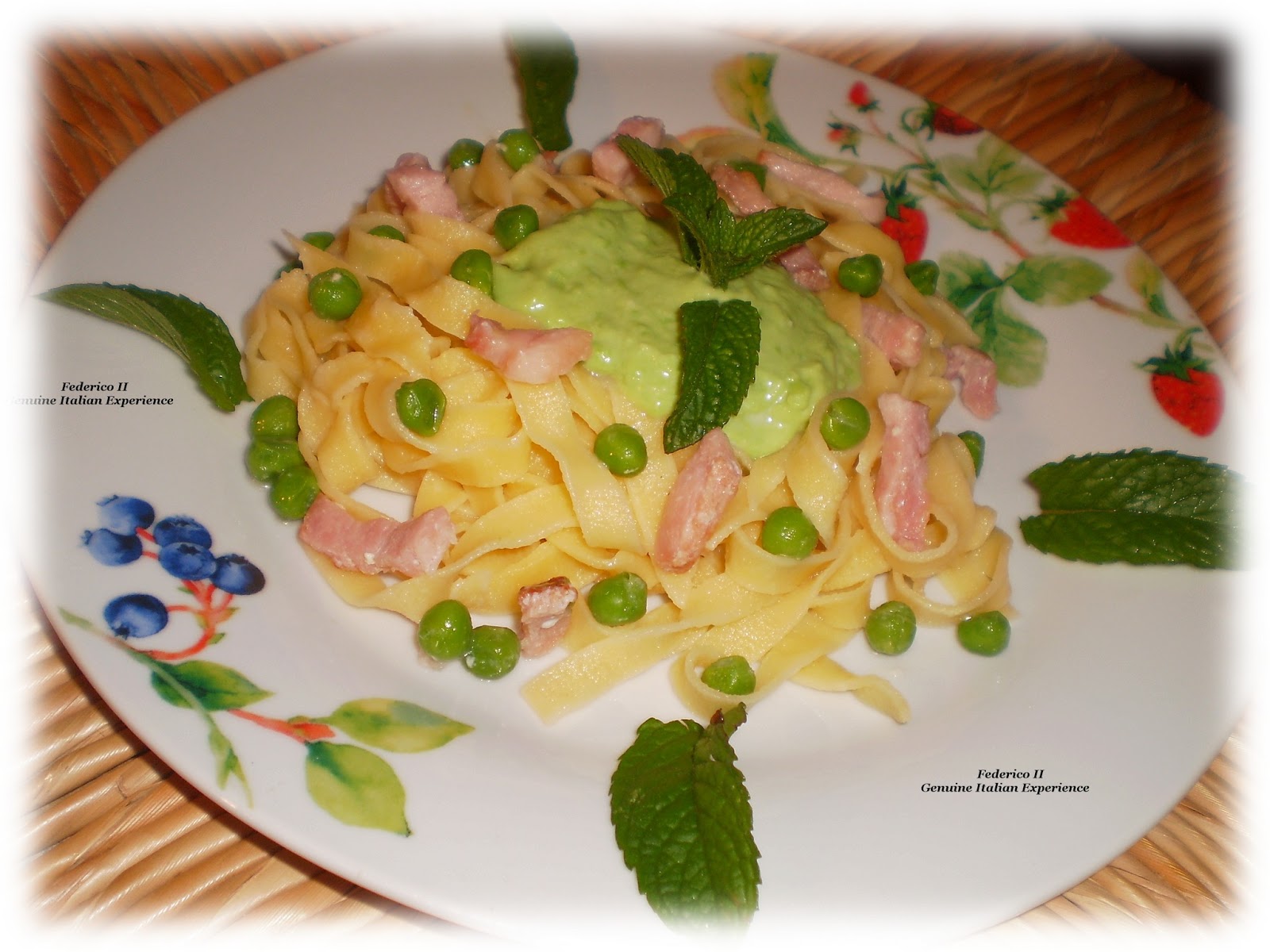 Genuine Italian Experience: Tagliatelle verde Primavera