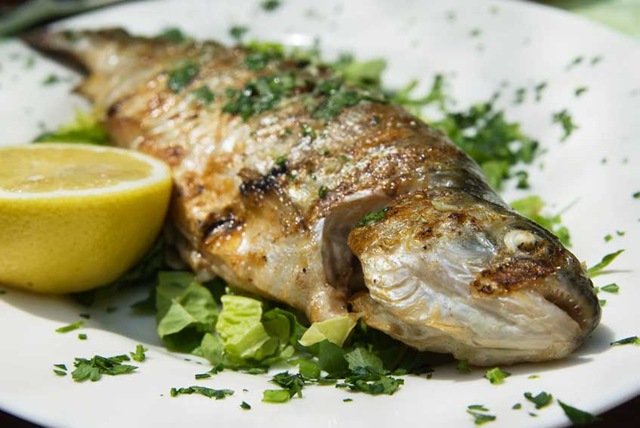 THE TASTE OF GREECE: SEA BASS WITH HERBS (LAVRAKI STO FOURNO)