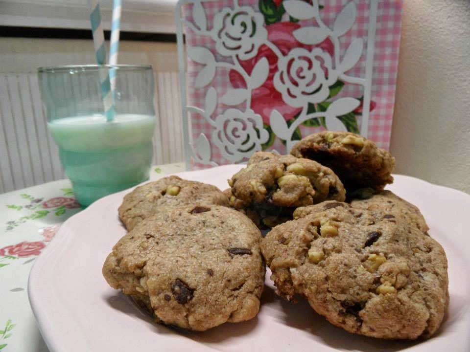 FotoPastel: Cookies de chocolate Santa María y nueces paso a paso