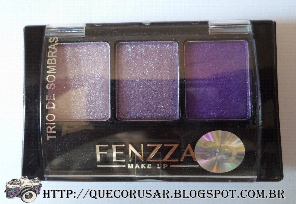 Trio de Sombras 05 - Fenzza 3D - Mix de Roxo. - Que Cor Usar