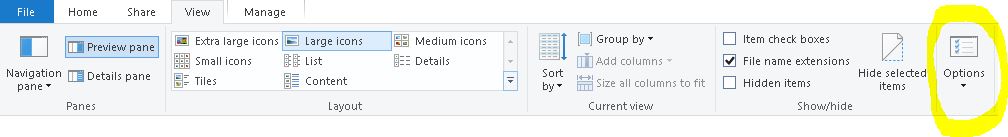 Enable thumbnail preview in Windows 10