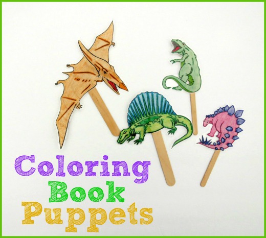 Childhood Beckons: Coloring Book Puppets