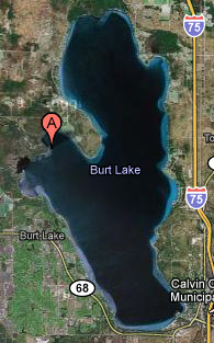 Good Things Happen Here by Billy Andrew: Burt Lake SandBar. GPS: 45. ...