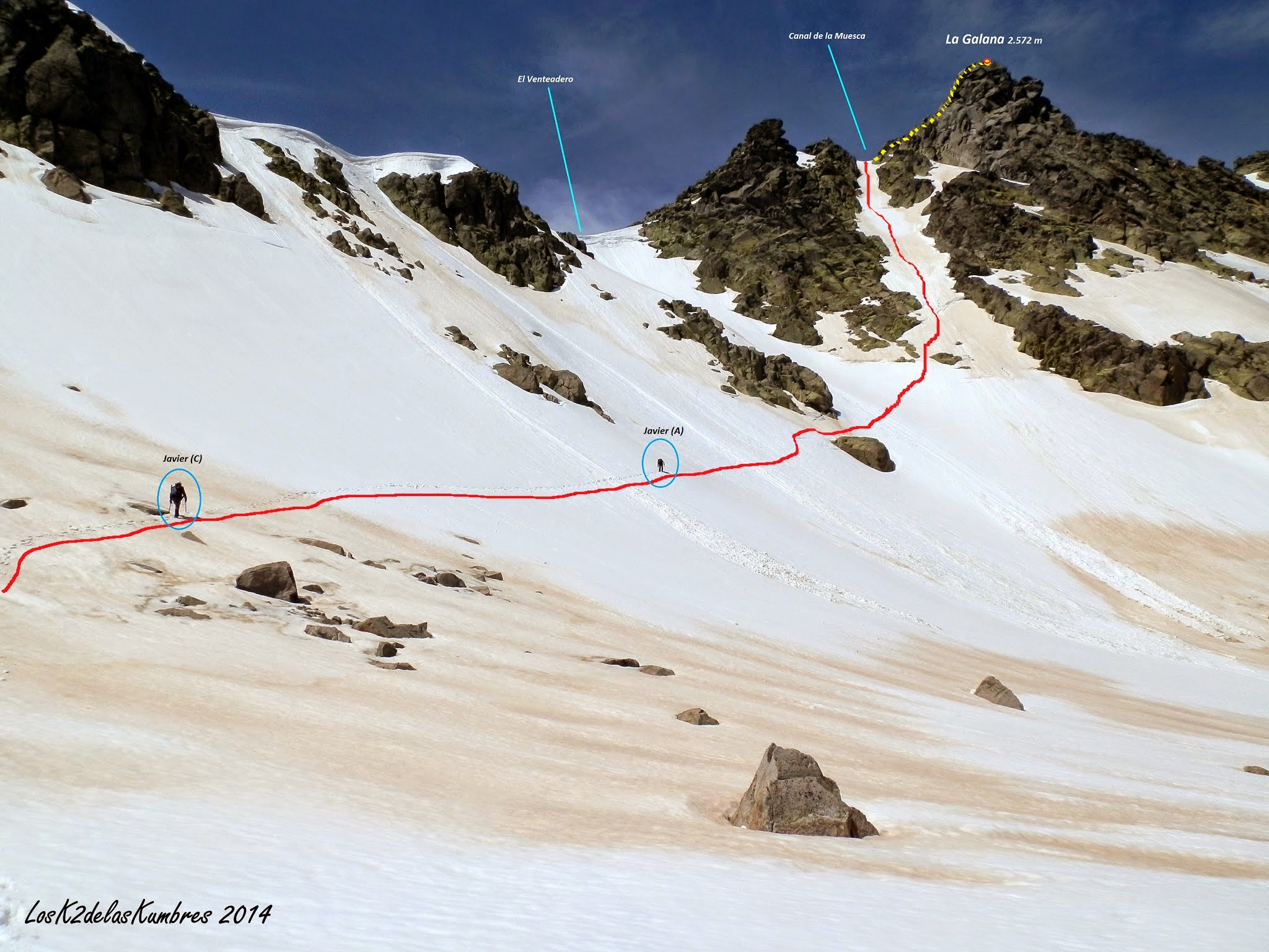 La Galana Canal de la Muesca y Canal de los Geógrafos