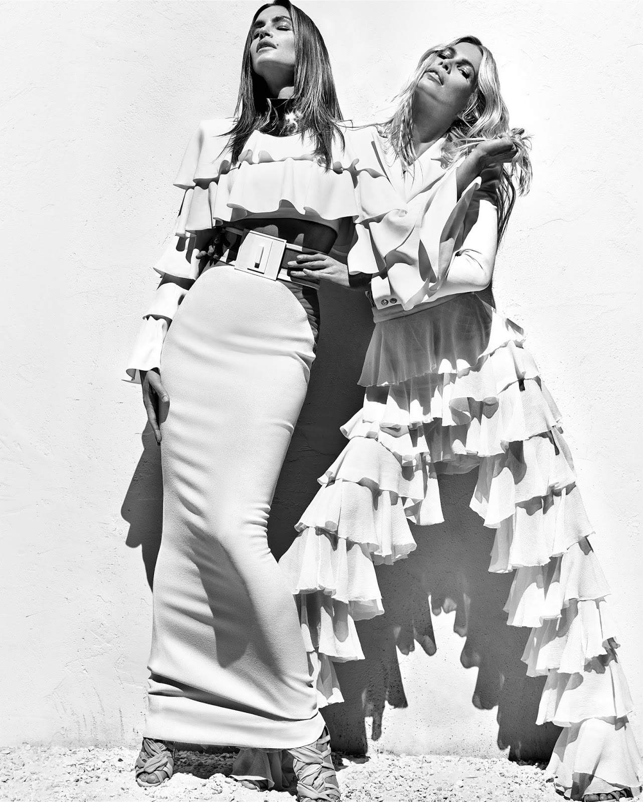 Ad Campaign: Balmain Spring/Summer 2016: Claudia Schiffer, Naomi ...