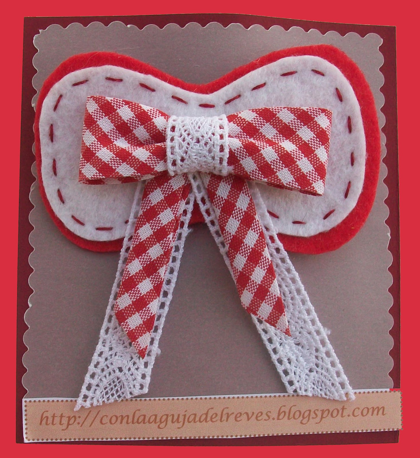 Con la Aguja del Revés: Colección de lazos