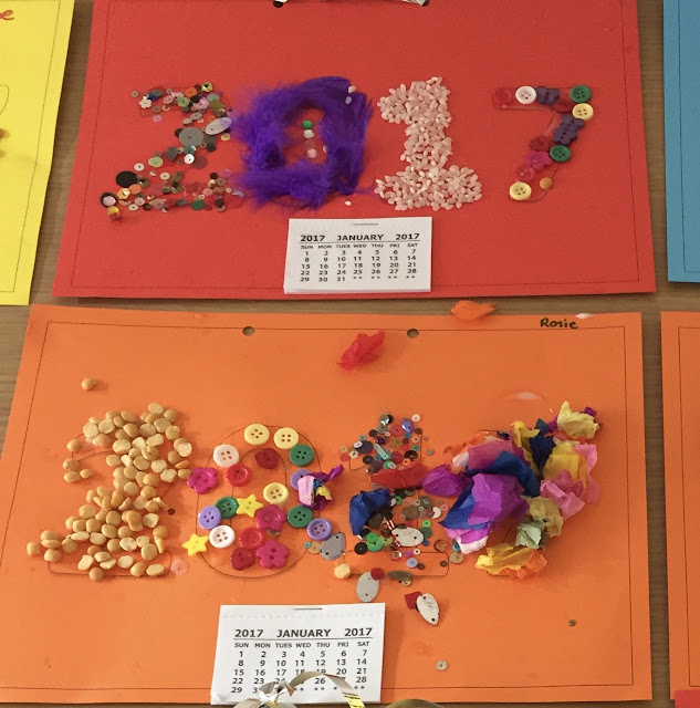 Cute Little Crafty Things: New Year Calendar Craft