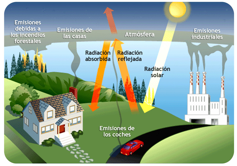 calentamiento global: ¿Que causa el calentamiento global?