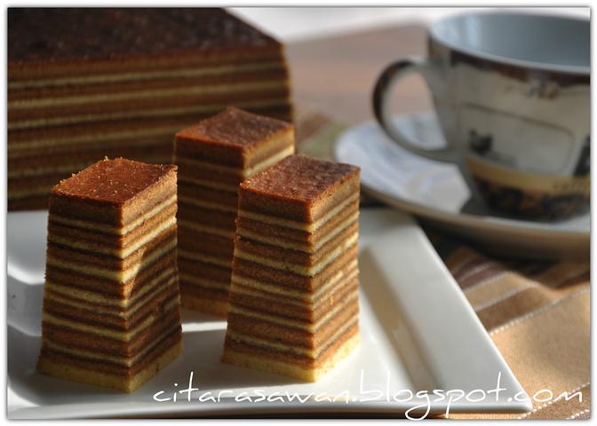 Kek Lapis Kopi / Coffee Layer Cake ~ Must Read!