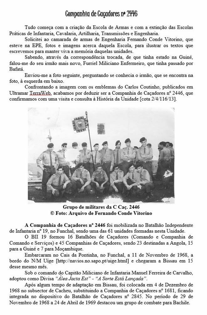 Luís Graça & Camaradas da Guiné: Guiné 63/74 - P12293: Breve historial ...