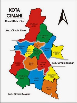 Daftar Kelurahan Di Kota Cimahi Beserta Kode Posnya ~ Langit Cimahi
