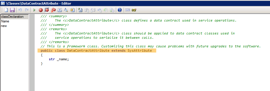 Dynamics AX Concoction: AX2012: Role of attributes in data contracts