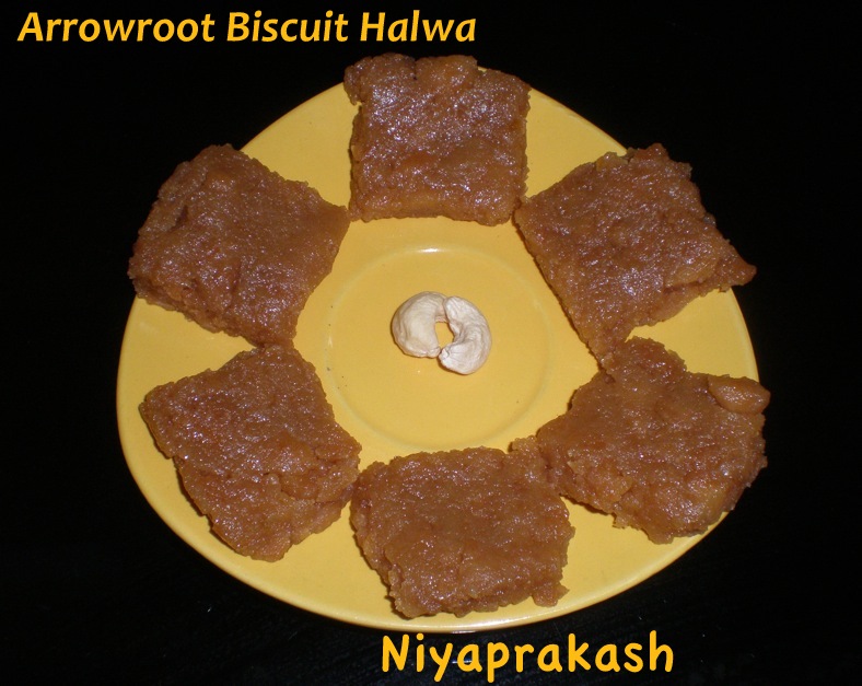 Niya's World: Arrowroot Biscuit Halwa