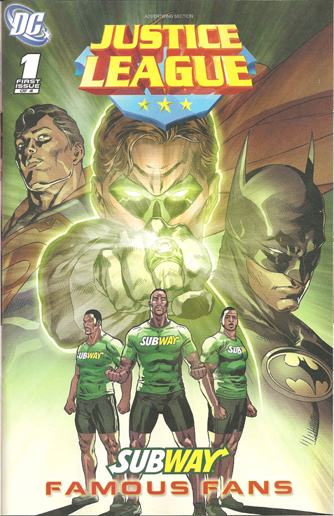 Comic Kathy: Subway / Justice League Famous Fans #1