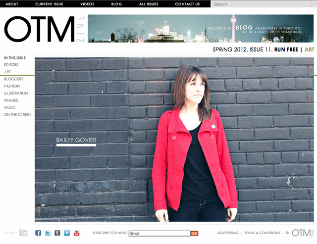 Bailey Govier: Publications