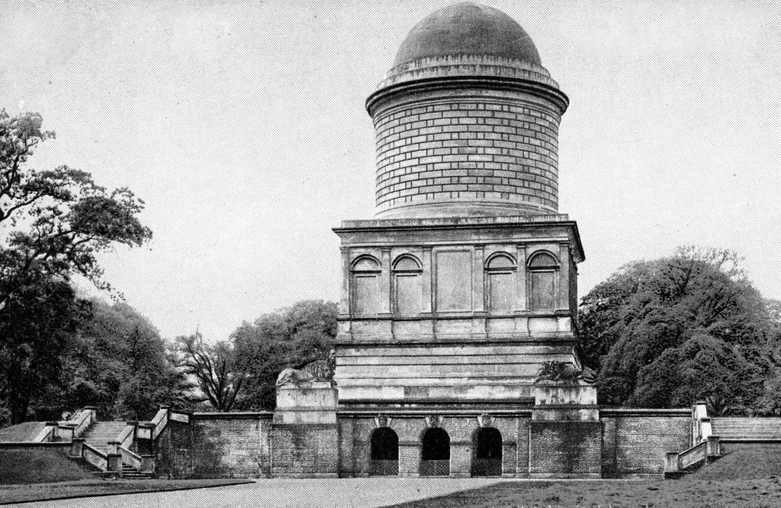 Tour Scotland: Old Photograph Hamilton Mausoleum Scotland