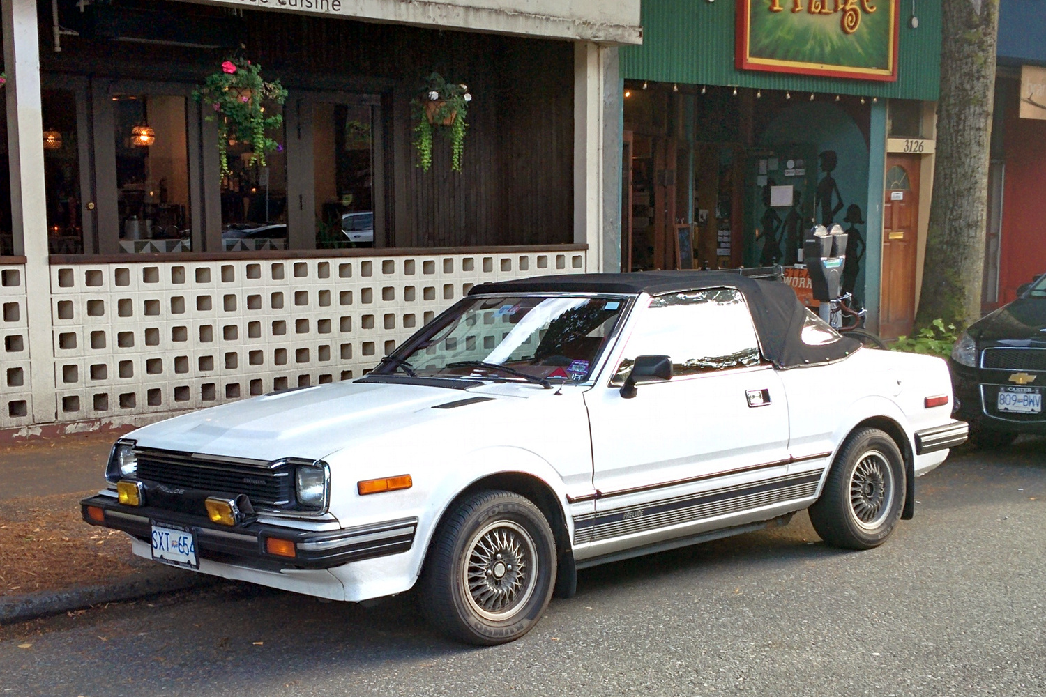 Old Parked Cars Vancouver: 1982 Honda Prelude Convertible